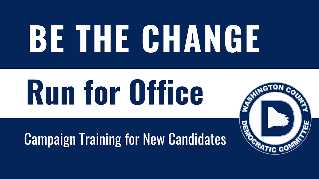 Local Candidate Training: Washington County · Mobilize